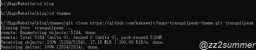 Github Pages + Hugo 搭建个人博客 - 渣渣的夏天